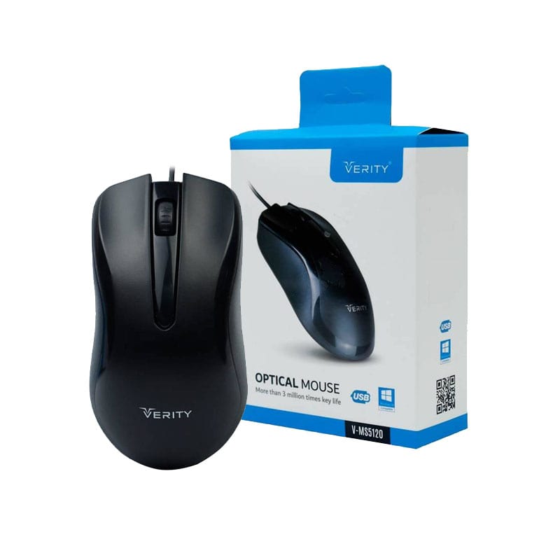 ماوس سیم دار وریتی مدل Verity V-MS5120 | فروشگاه لوازم جانبی موبایل مودب