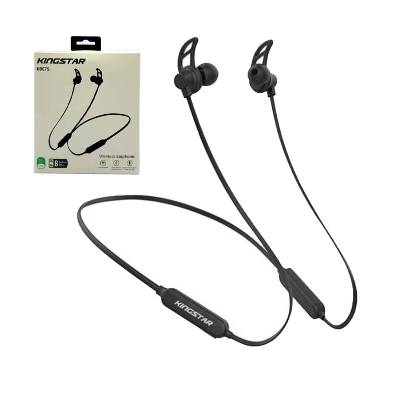 هندزفری بلوتوث گردنی کینگ استار مدل KBE75 همراه با گارانتی | فروشگاه لوازم جانبی موبایل مودب