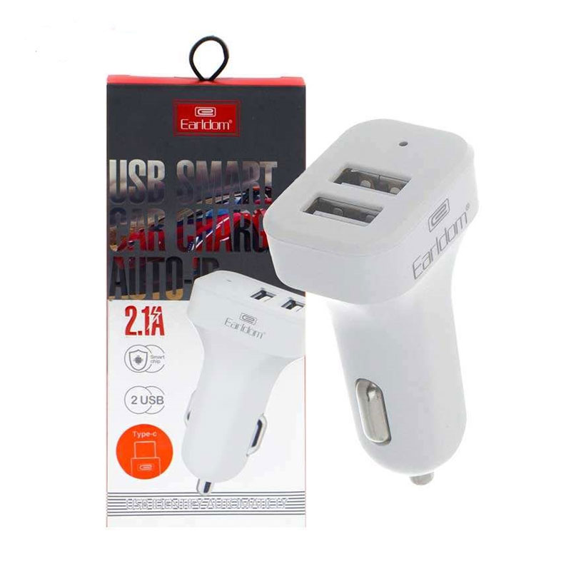 شارژر فندکی دو پورت ارلدام مدل Earldom ES131 | فروشگاه لوازم جانبی موبایل مودب