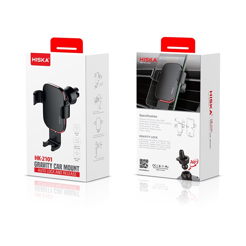 مشخصات و قیمت نگهدارنده گوشی موبایل هیسکا مدل HK-2101 | فروشگاه لوازم جانبی موبایل مودب