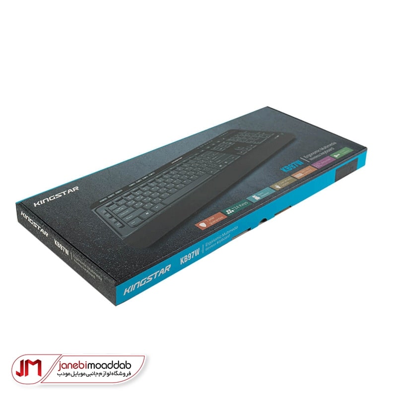 قیمت و مشخصات کیبورد بیسیم کینگ استار مدل KB97W | فروشگاه لوازم جانبی موبایل مودب