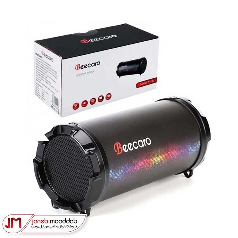 اسپیکر بلوتوثی قابل حمل بیکارو مدل Beecaro S41b | فروشگاه لوازم جانبی موبایل مودب