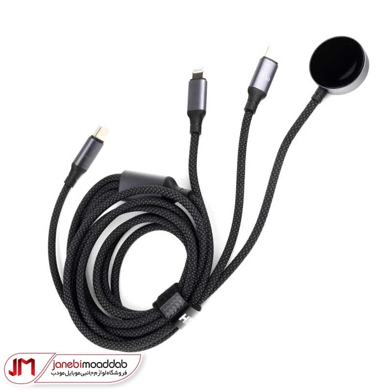 کابل شارژ سه کاره هیسکا مدل HISKA LX-31 (اورجینال با گارانتی) | فروشگاه لوازم جانبی موبایل مودب